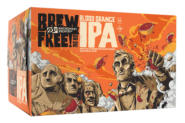 Brew Free! Or Die Blood Orange IPA – 21st Amendment Brewery